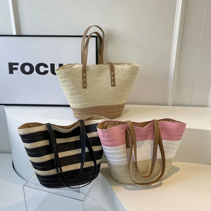 women straw handbags for summer – Boho Living Room