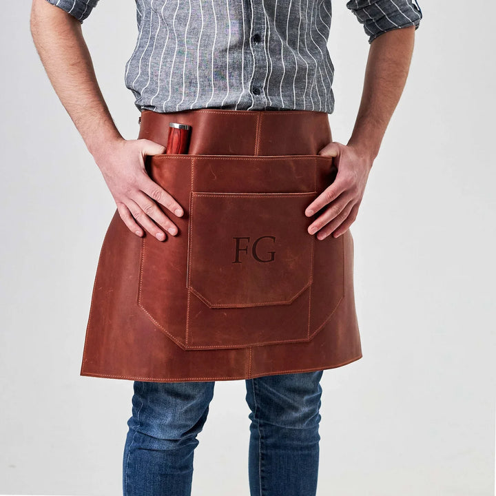 Real Leather Apron – Boho Living Room