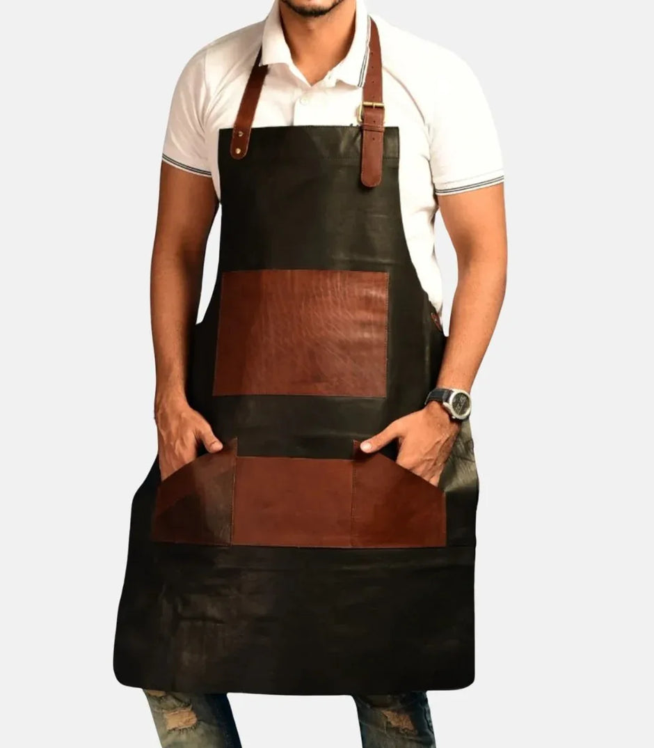 Real Leather Apron – Boho Living Room