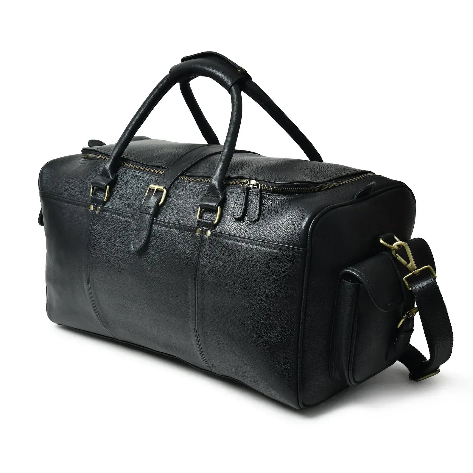 extra large leather duffle bag – Boho Living Room