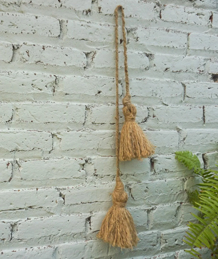 Ladder Pulling Down Rope Attic Wall Decoration – Boho Living Room