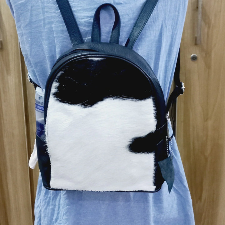 Cowhide Backpack – Boho Living Room