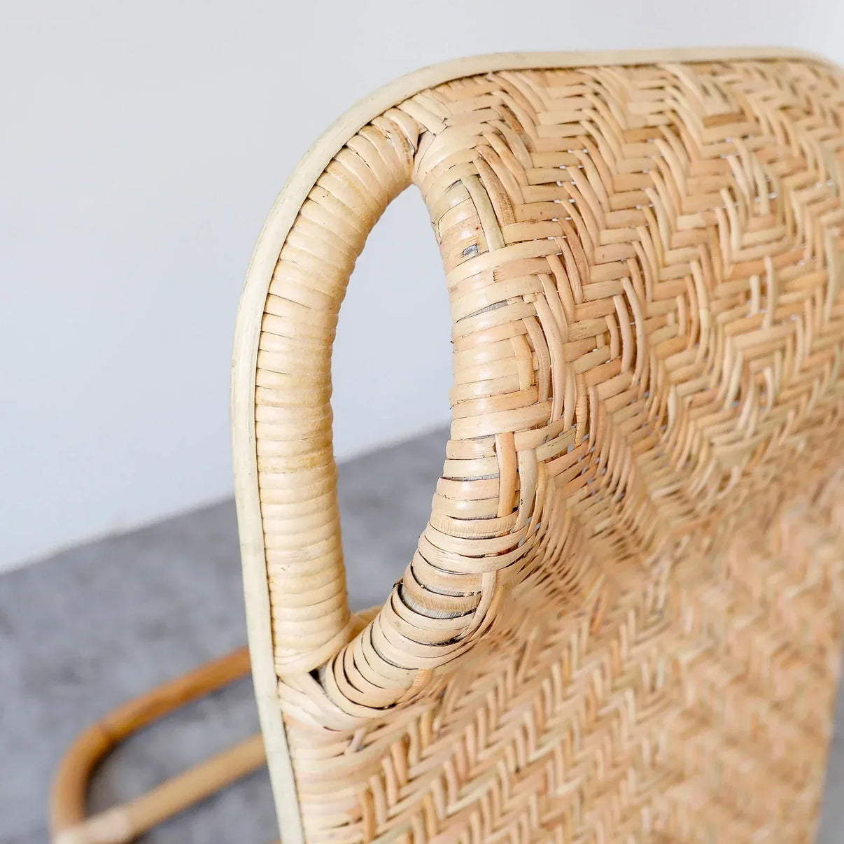Portable Rattan Foldable Beach Chair – Boho Living Room