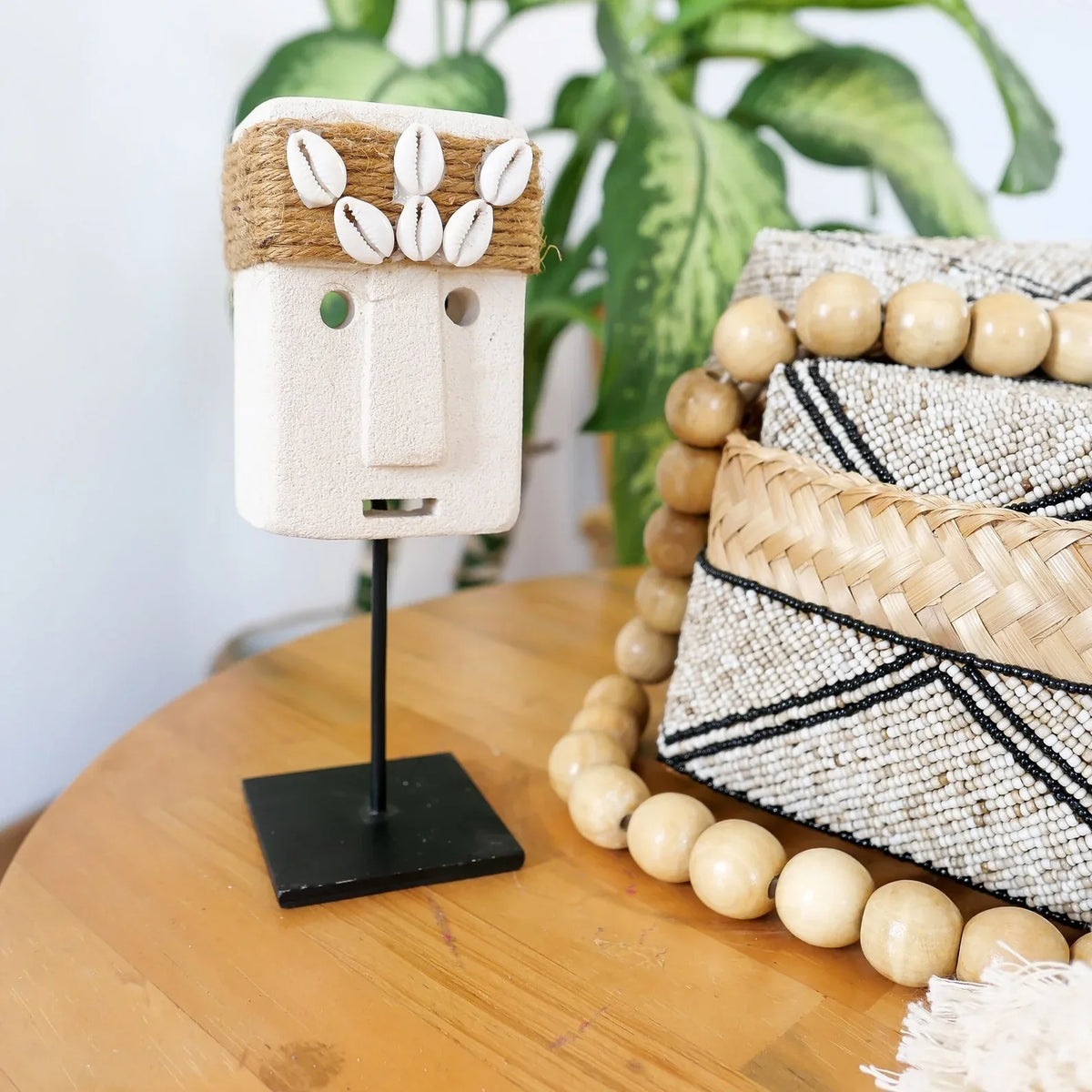 Bohemian Stone Statues Set Home Decoration – Boho Living Room