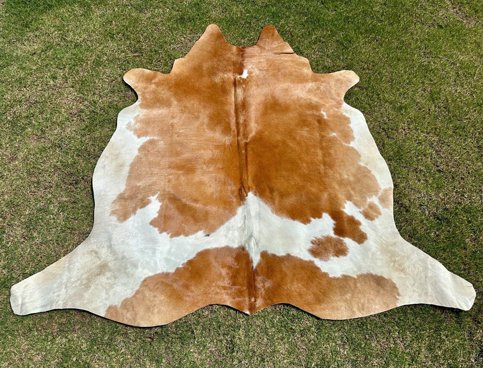 Extra Small Brown Cowhide Rug – Boho Living Room