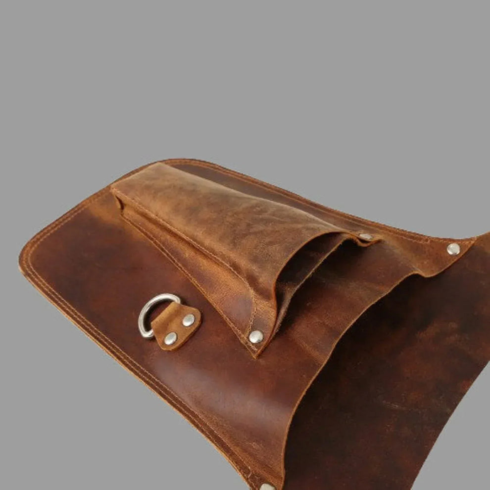 Genuine Leather Construction Tool Belt – Boho Living Room