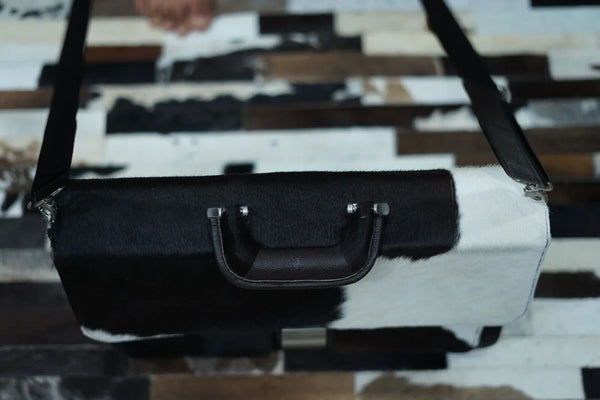 Real Cowhide Office Briefcase Bag – Boho Living Room