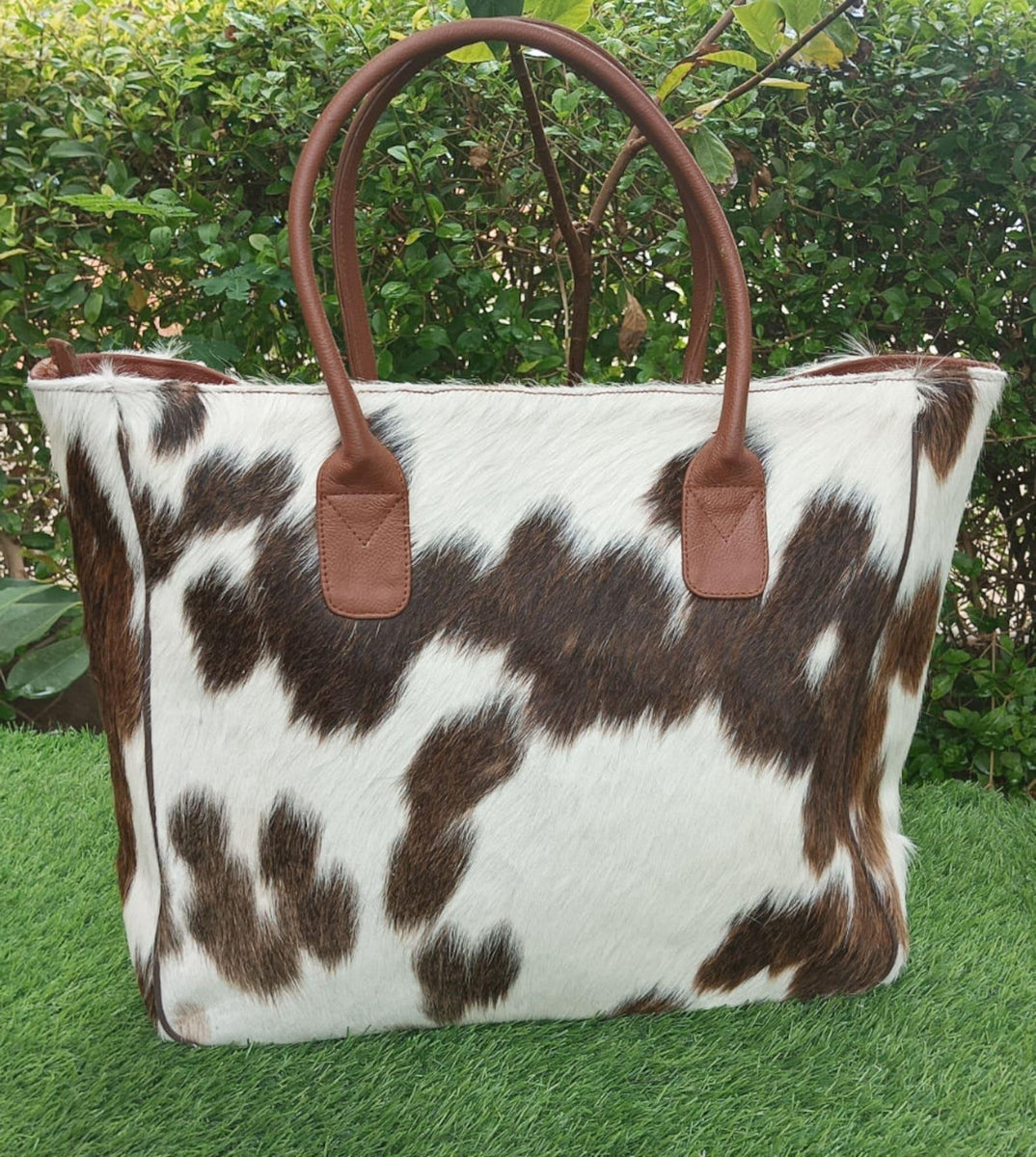 Natural Unique Cowhide Purses – Boho Living Room