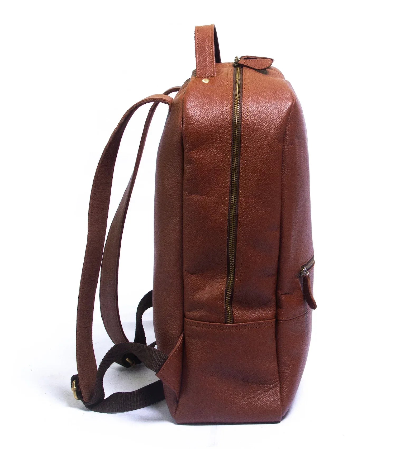 designer brown leather backpacks – Boho Living Room