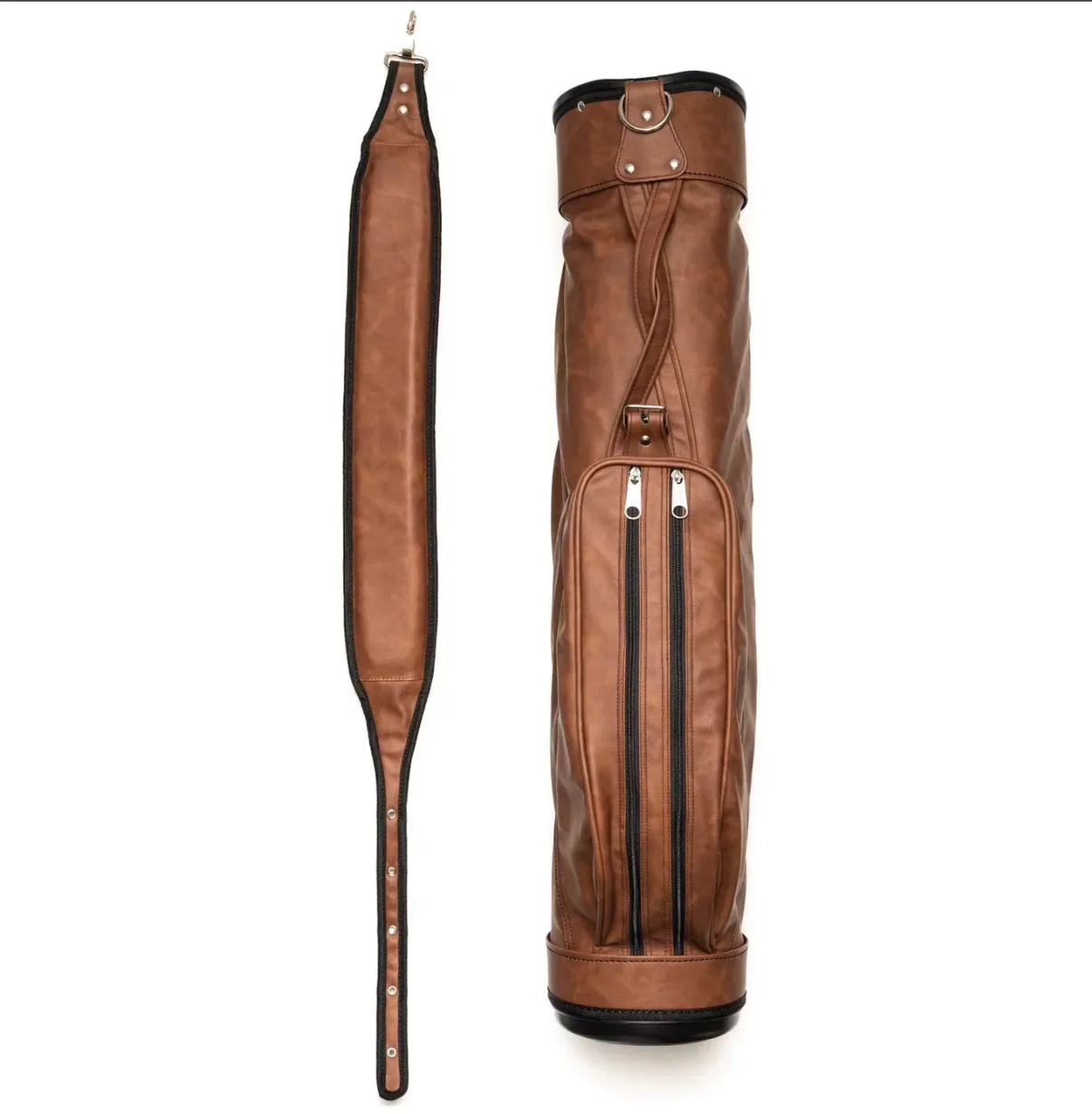 Genuine Leather Golf Bag – Boho Living Room
