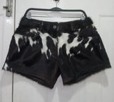 Women Cow Hide Shorts – Boho Living Room