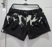 Women Cow Hide Shorts – Boho Living Room