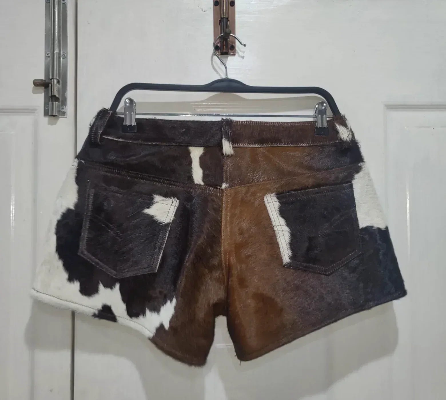 Women Cow Hide Shorts – Boho Living Room