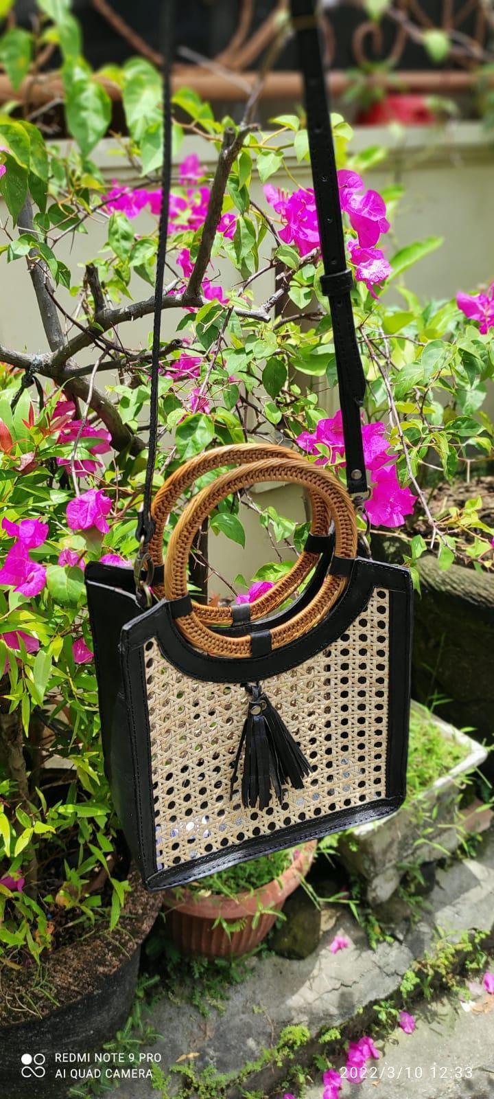 Rattan bags – Boho Living Room