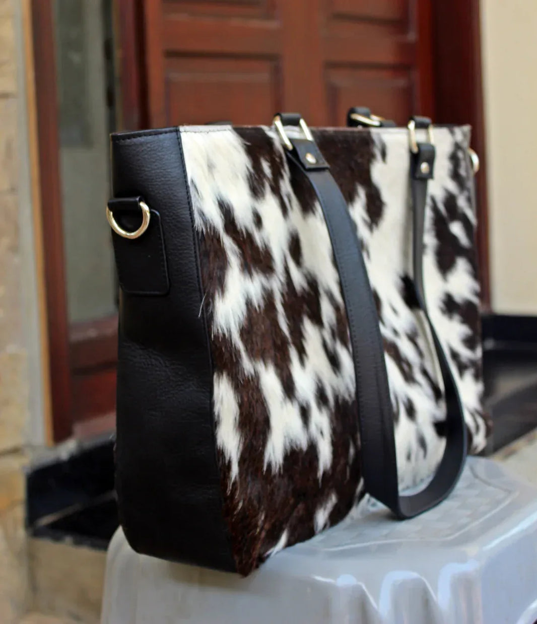 Cowhide handbags And Purses – Boho Living Room